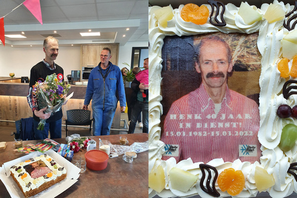 Henk Schipper viert 40-jarig jubileum bij Delta Fresh
