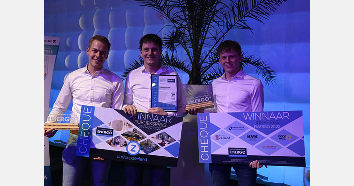 Flikweert Vision grote winnaar Zeeuwse Innovatieprijs Emergo 2022