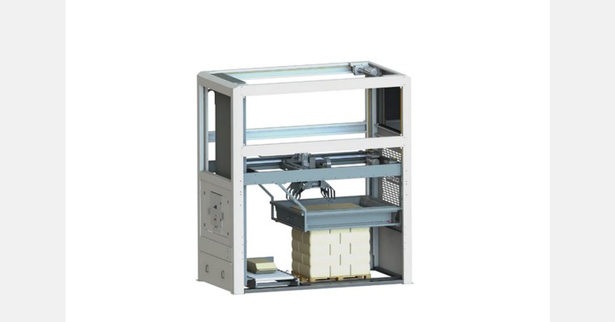 Nieuwe compacte palletiseermachine ST8