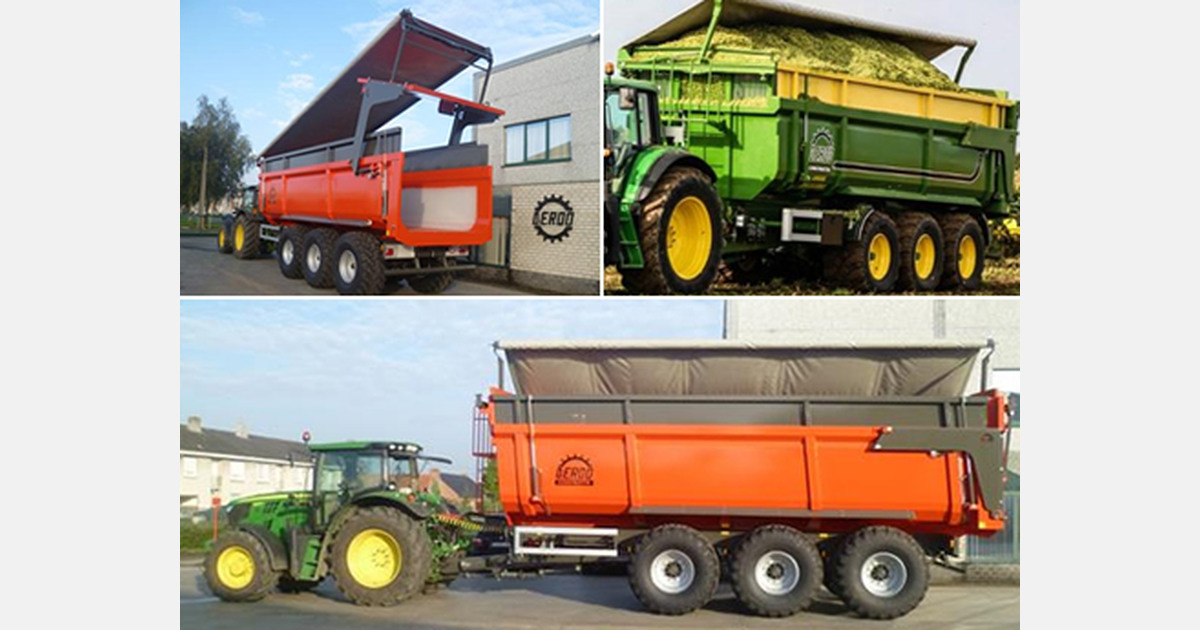 Automatisch afdeksysteem voor transportwagens van Deroo Constructie